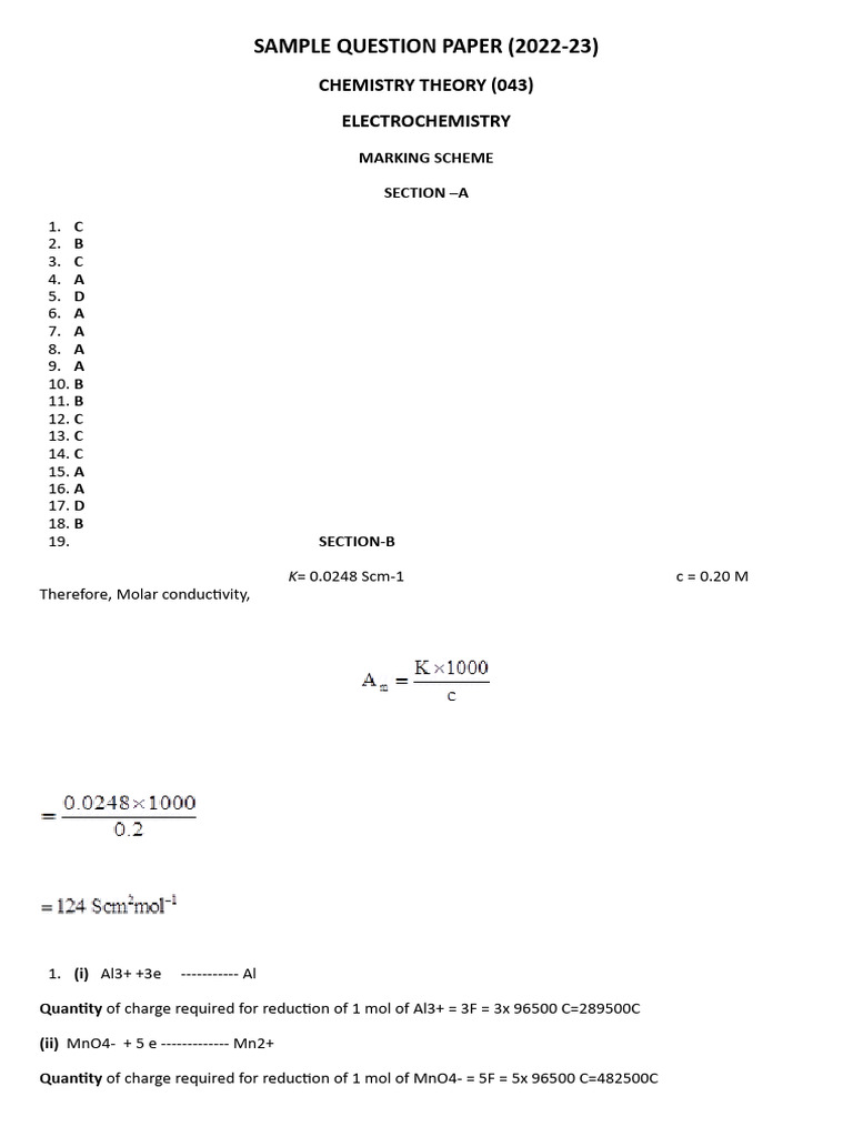 2 MS Electrochemistry.docx.PDF | PDF | Anode | Electrode