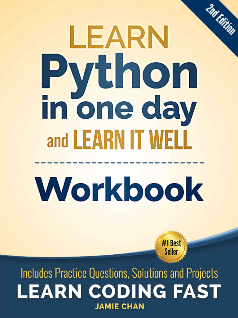 Python.Workbook.Learn.Python.in.one.day.and.Learn.It.Well. | PDF | Parameter (Computer ...