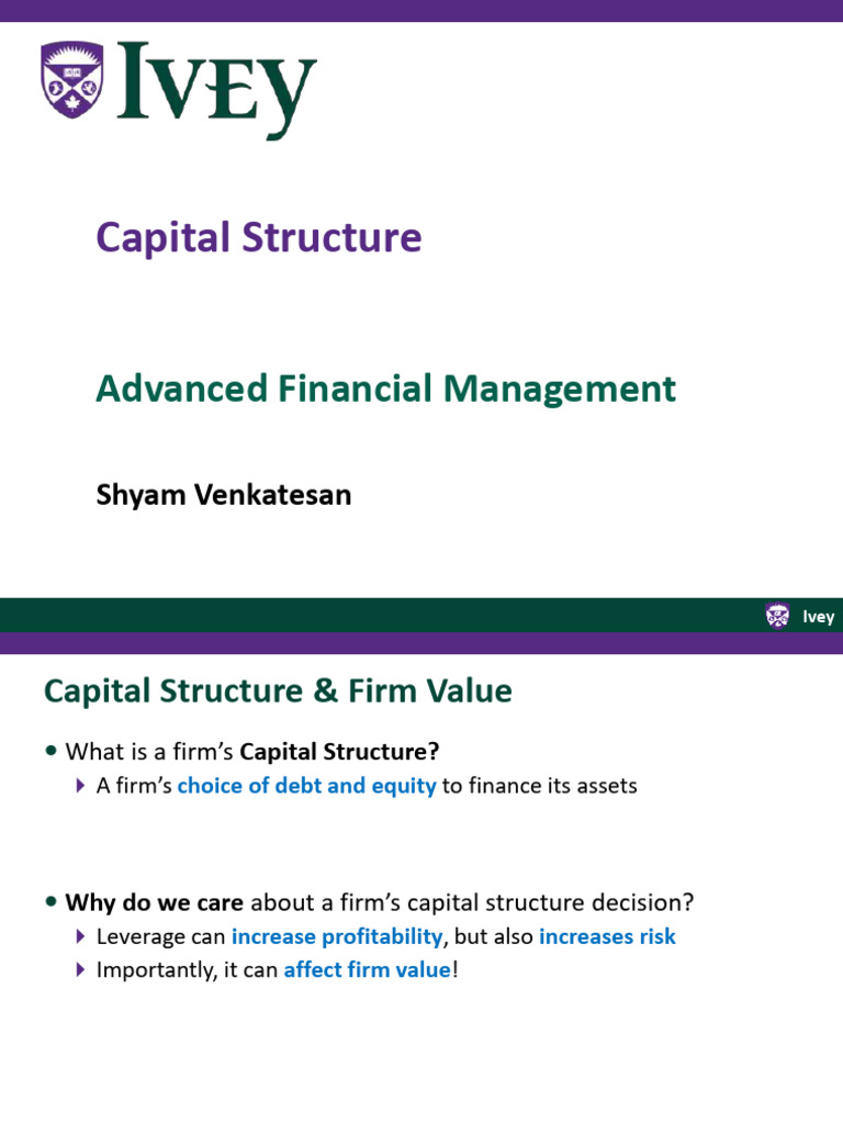 Capital Structure_AFM | PDF | Capital Structure | Equity (Finance)