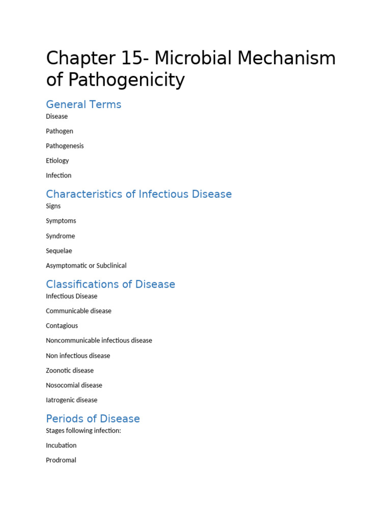 Microbial Pathogenicity Mechanisms Explained | PDF