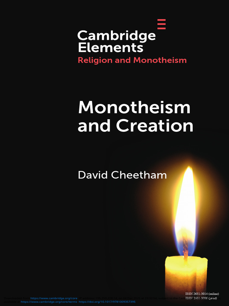 Monotheism and Creation Explained | PDF | Genesis Creation Narrative | God