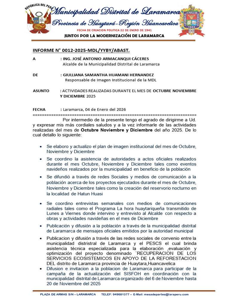 IMAGEN INSTITUCIONAL LARA | PDF