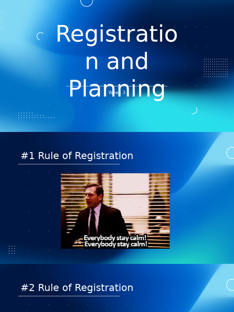 Registration Part I PowerPoint(3) (1) | PDF
