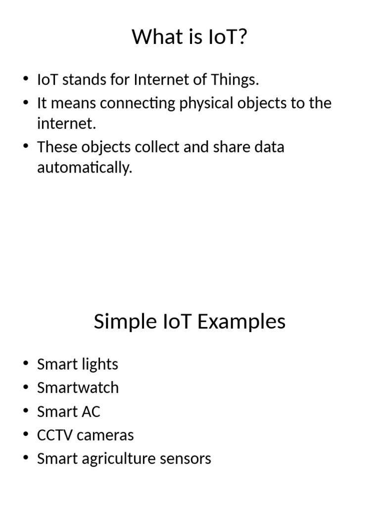 IoT_Basics_For_Students | PDF
