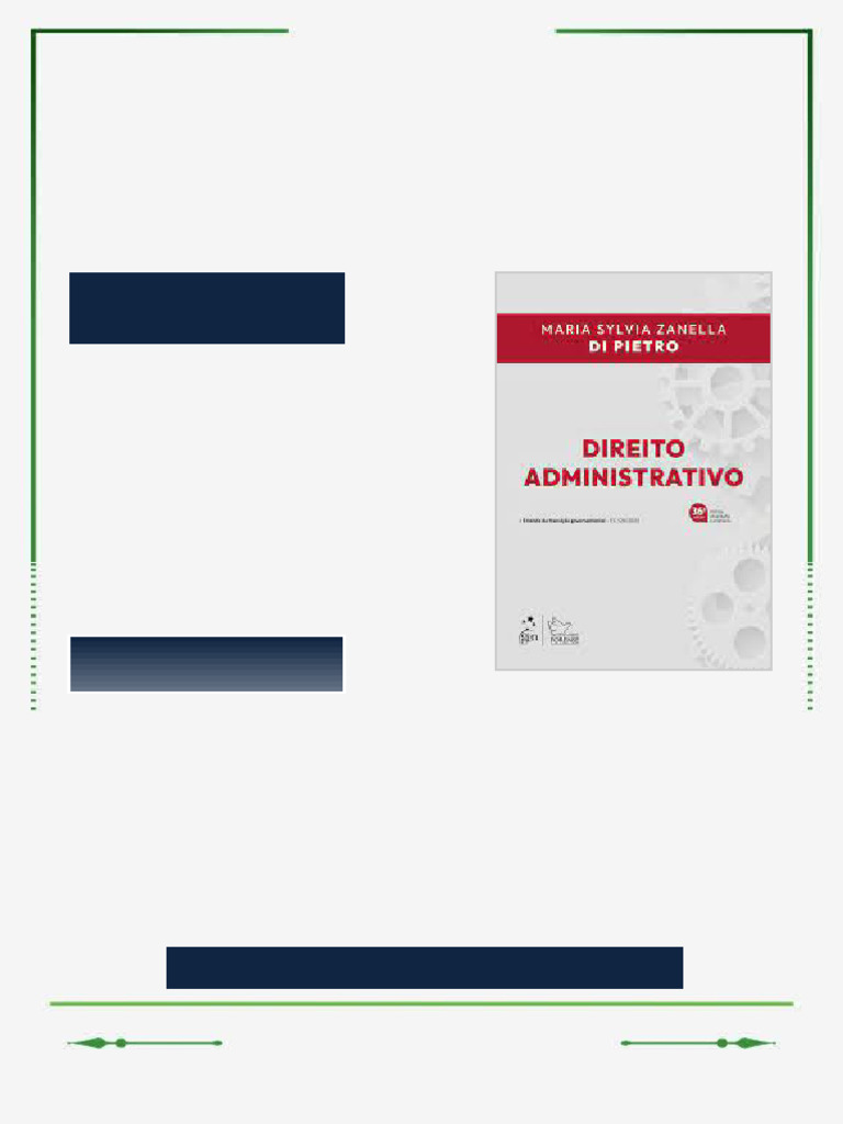 Direito Administrativo 36th Edition Maria Sylvia Zanella Di Pietro ...