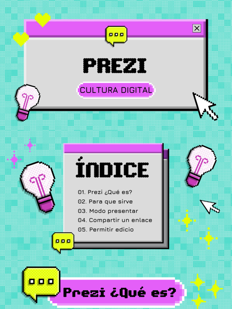 Presentación Diapositivas Proyecto Digital Pixelada Verde y Rosa (2) | PDF