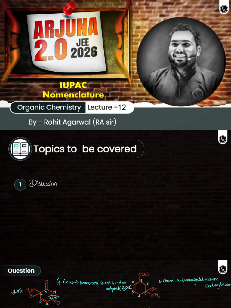 IUPAC Nomenclature 12 - Class Notes | PDF