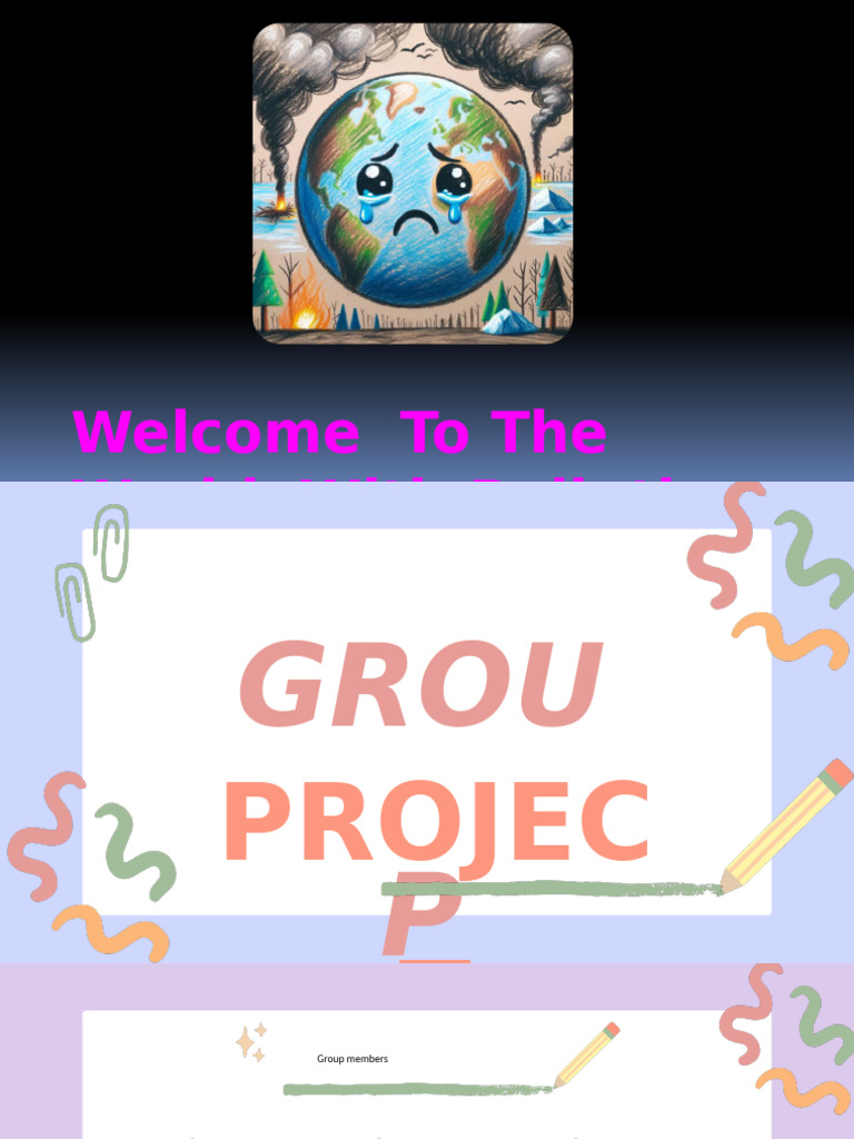 Blue Purple Cute Hand Drawn Group Project Animated Presentation - Copy ...