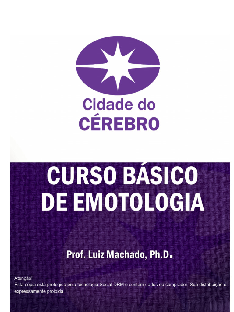 Curso Basico Introdutorio de Emotologia Onlin | PDF | Pensamento | Cérebro