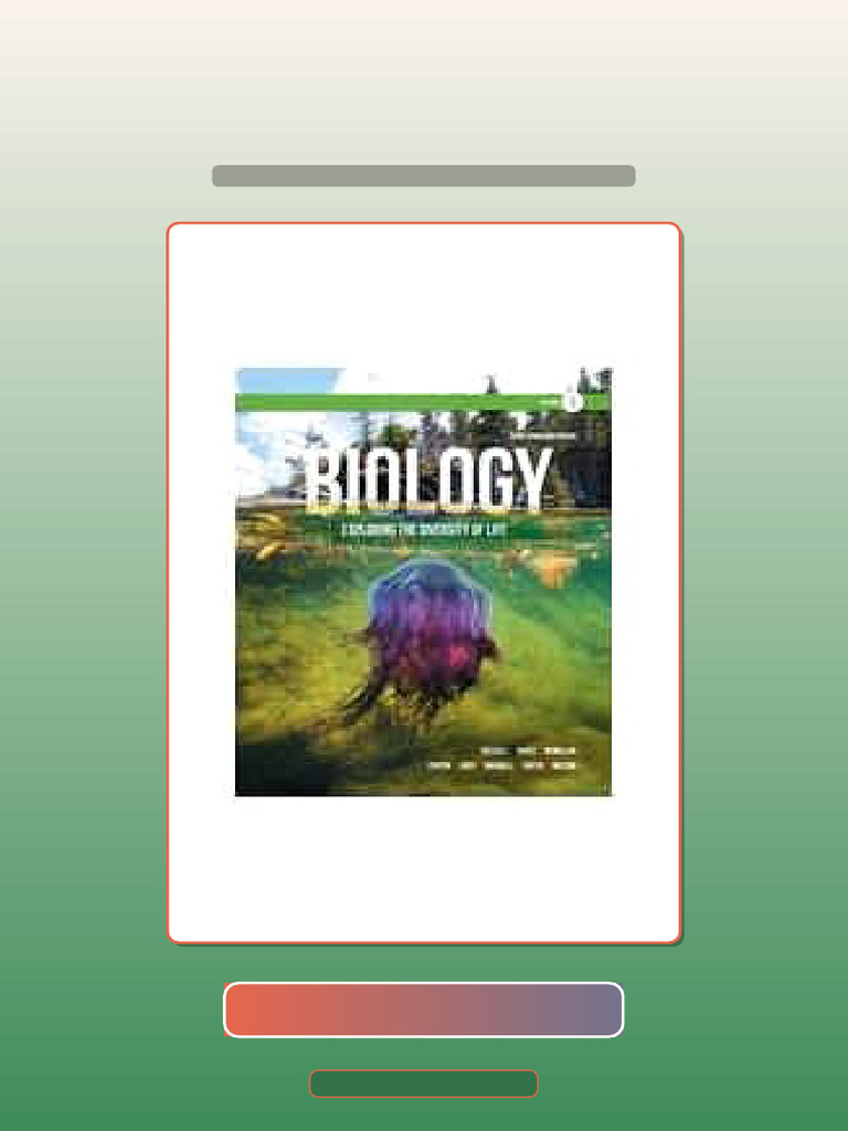 BIOLOGY Exploring the Diversity of Life Volume 1 3rd Canadian Edition ...