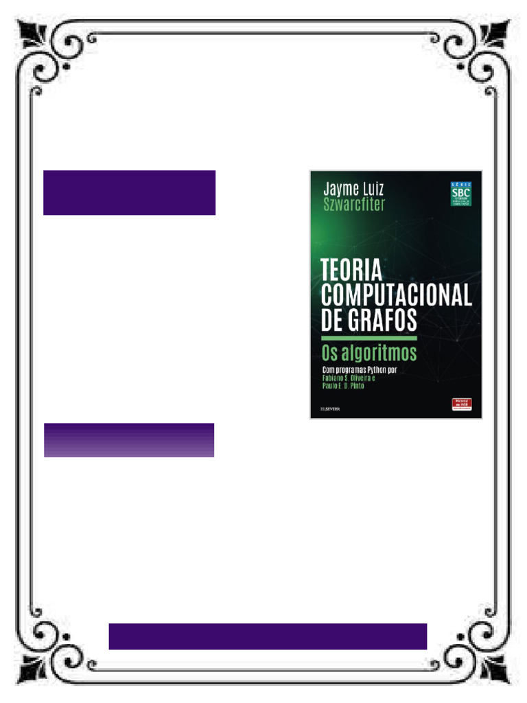 Teoria Computacional de Grafos: Os algoritmos Com programas Python 1st Edition Jayme Luiz ...