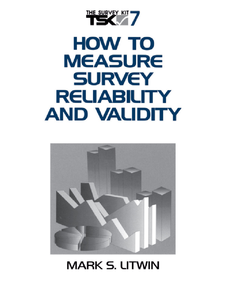 Measure Survey Reliability & Validity | PDF | Survey Methodology ...