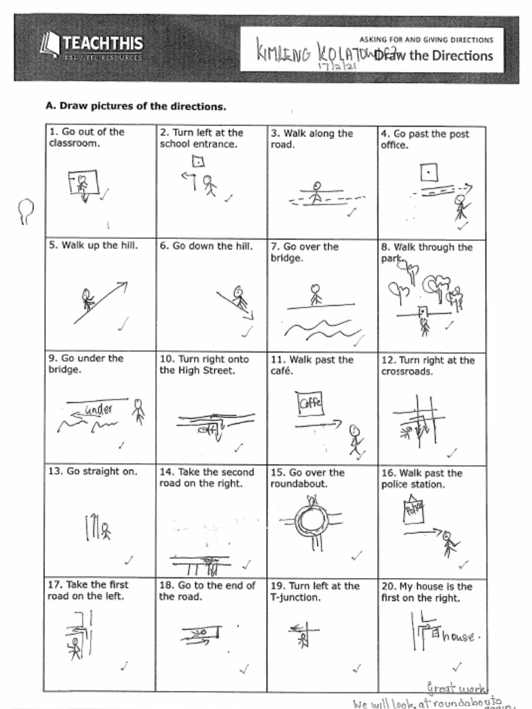 Draw The Directions | PDF