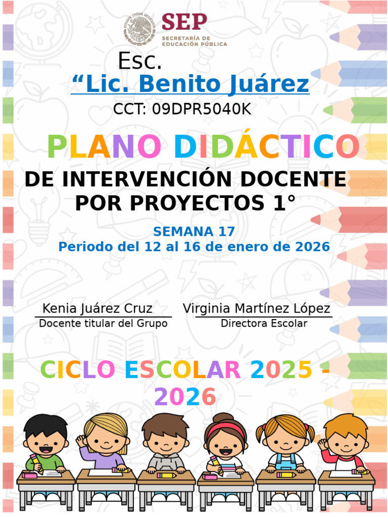 1° SEM17 WORD PLANEACIÓN PROYECTOS DARUKEL 25-26 | PDF | Aprendizaje ...