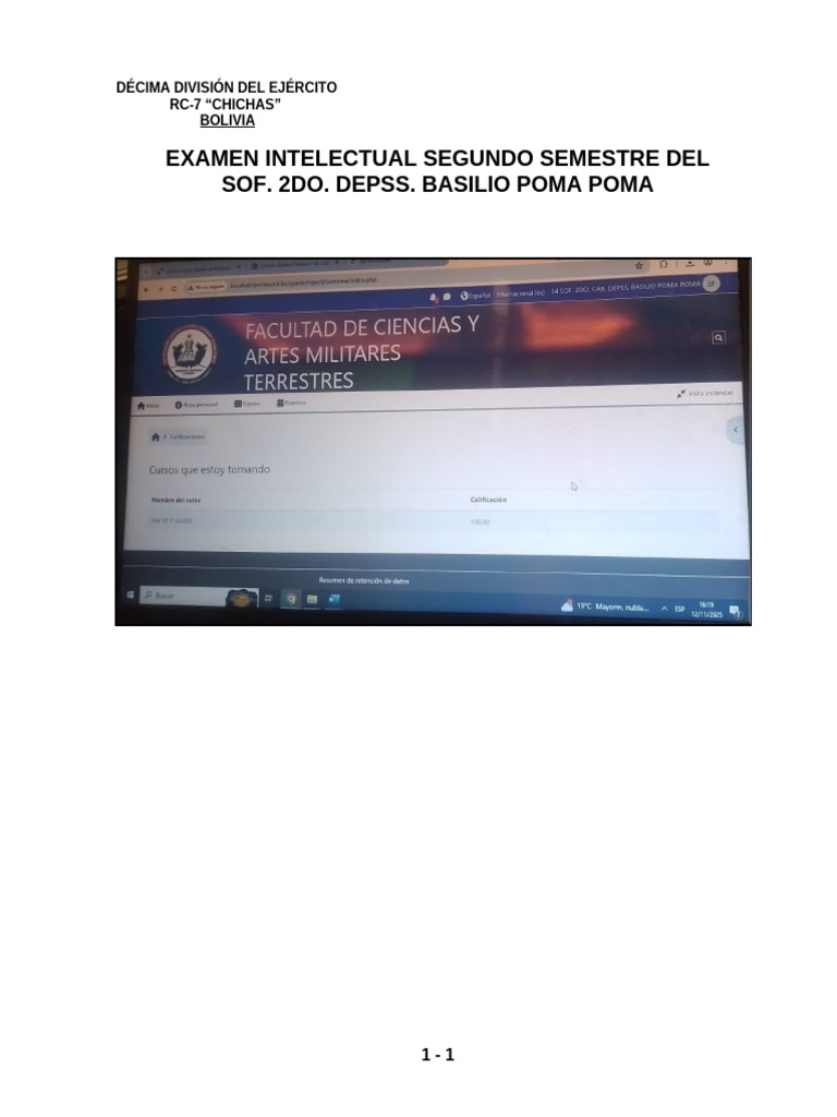 Examen Poma | PDF