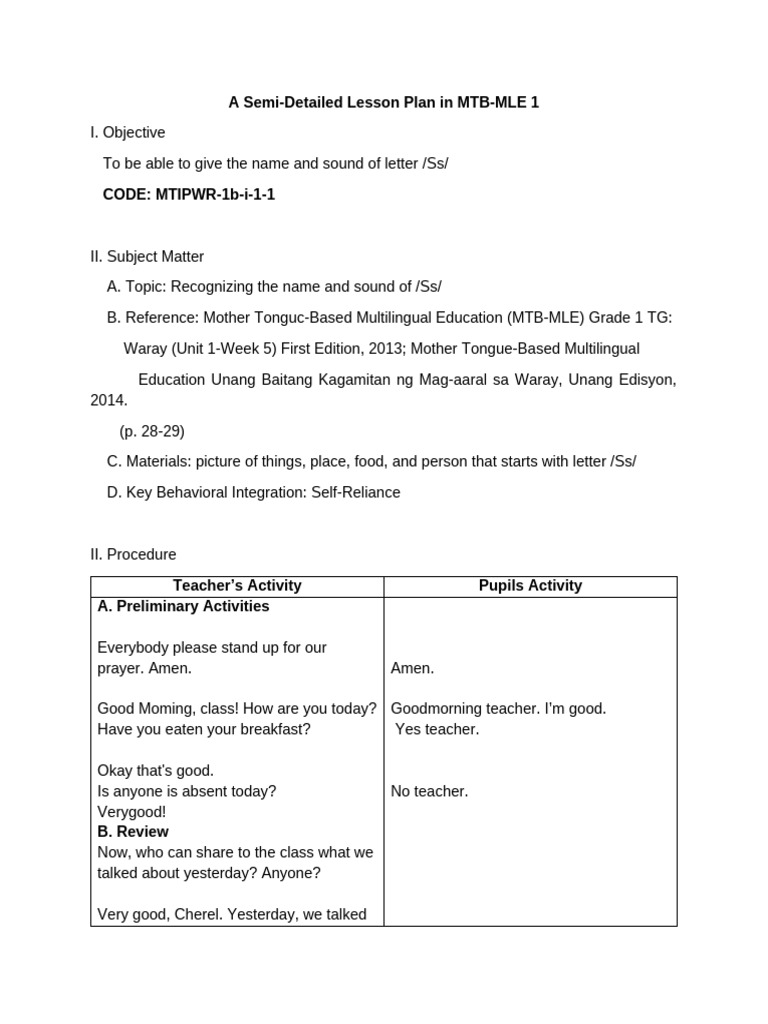 MLE-MTB 1 | PDF