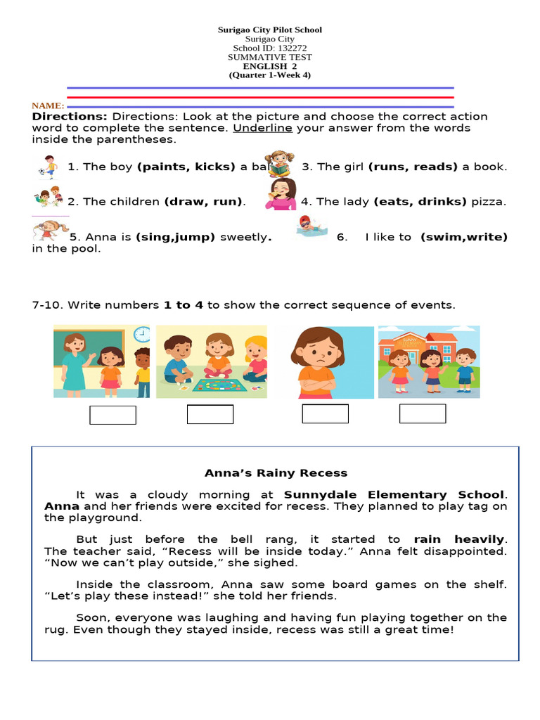 English Summative4 | PDF