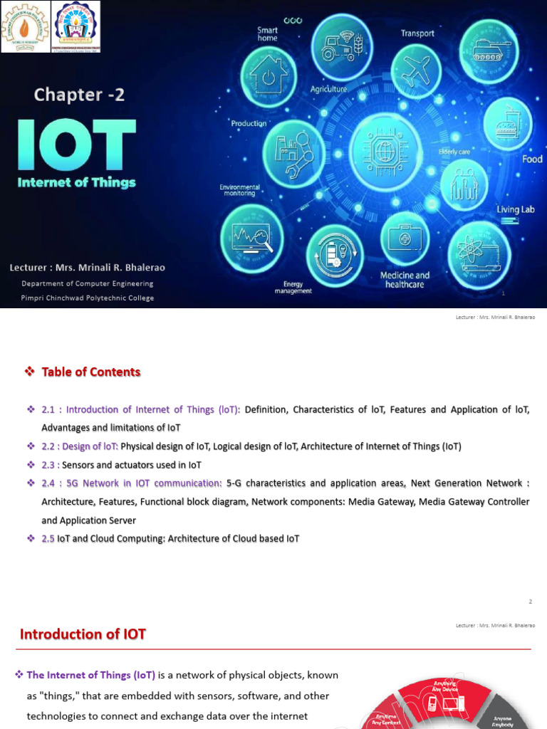 IoT Overview: Design, Applications, and Challenges | PDF | Internet Of ...