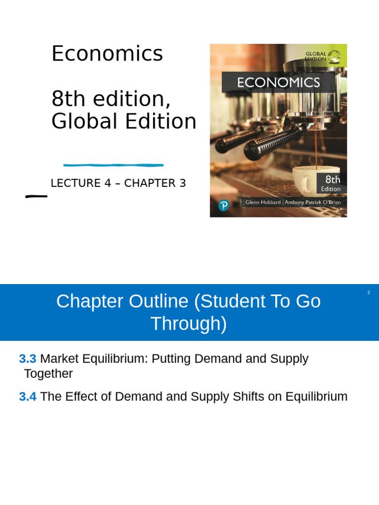 LECTURE 4-2 | PDF | Economic Equilibrium | Supply And Demand