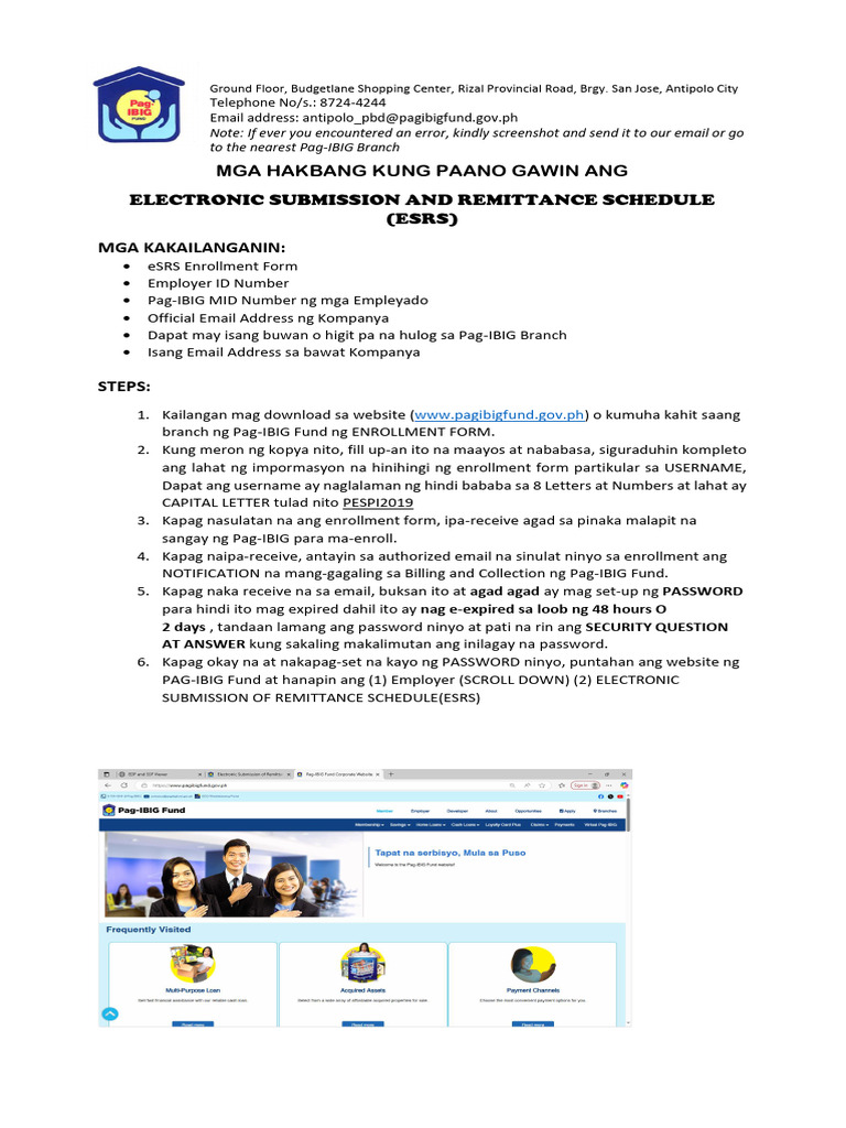 New Esrs Procedure | PDF