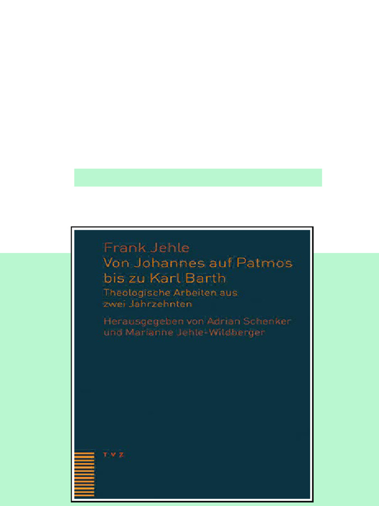 (Ebook) Von Johannes auf Patmos bis zu Karl Barth: Theologische ...