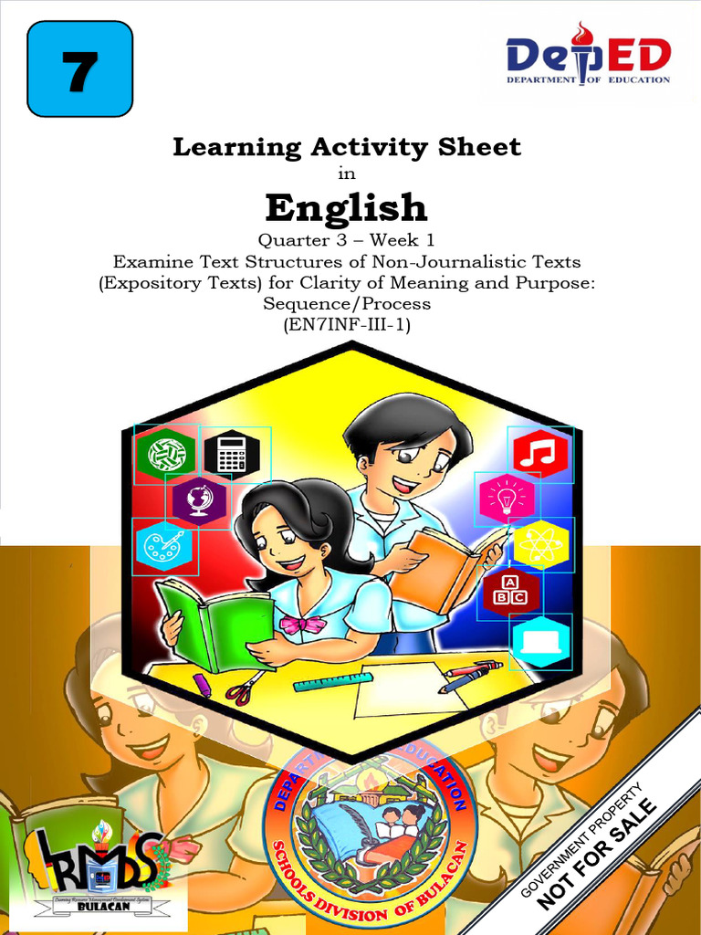 Eng7-LAS-Q3-WEEK 1 -Day 2 - Sequence or Process | PDF | Foods