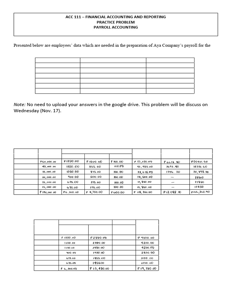 Lesson 11 Payroll | PDF | Payroll | Expense