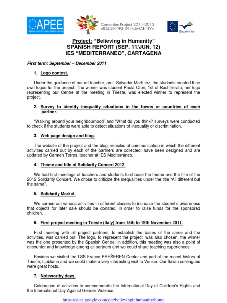 Spanish Report BIH - 1st Year | PDF | Non Governmental Organization | Peace