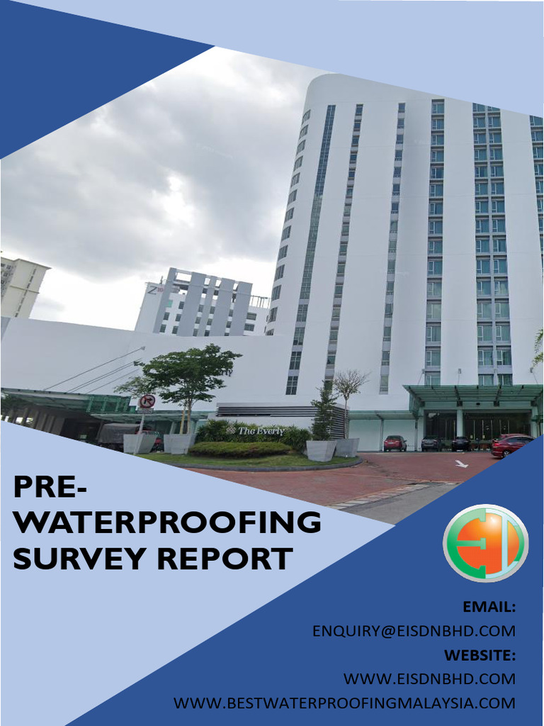 Pre-Waterproofing Report (Rev1) - Everly Hotel, Putrajaya (Mr. Azhran) (1) (1) | PDF | Basement ...