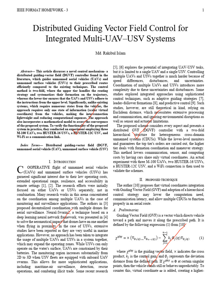 Distributed Guiding Vector Field | PDF | Unmanned Aerial Vehicle