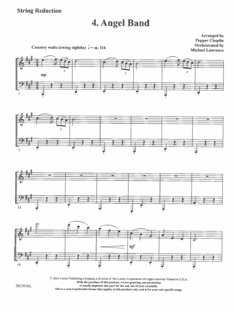 Go Sing It - SR - Angel Band | PDF