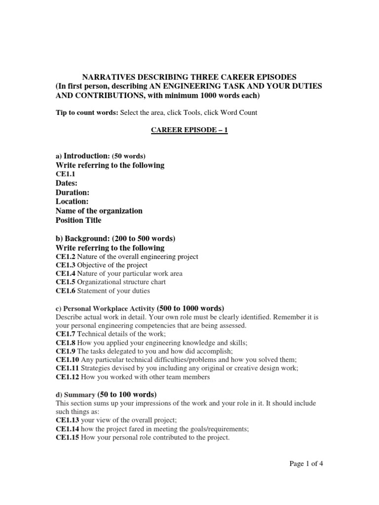 CDR CE Template 8 | PDF | Competence (Human Resources) | Emergence