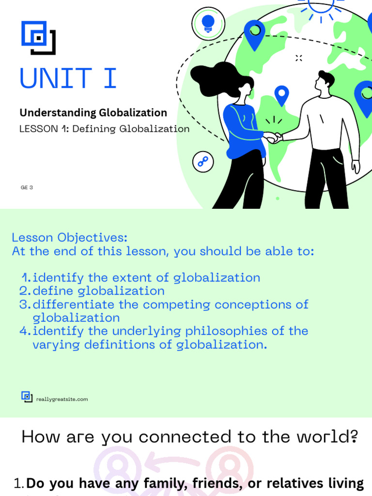 Understanding Globalization Concepts | PDF | Globalization | Economies
