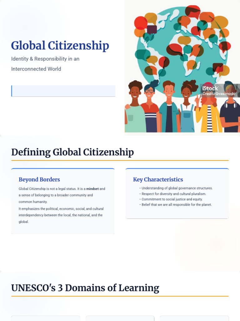 Global Citizenship Presentation | PDF | Social Psychology