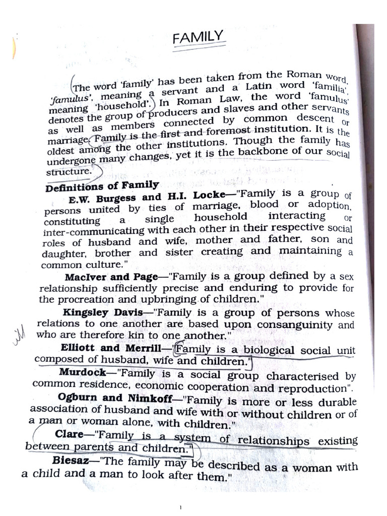 Socio Module 2 Family | PDF