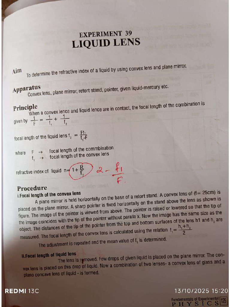 Liquid Lens | PDF