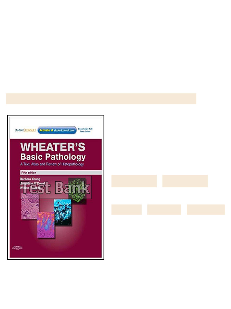 Wheaters Basic Pathology A Text Atlas and Review of Histopathology 5th ...
