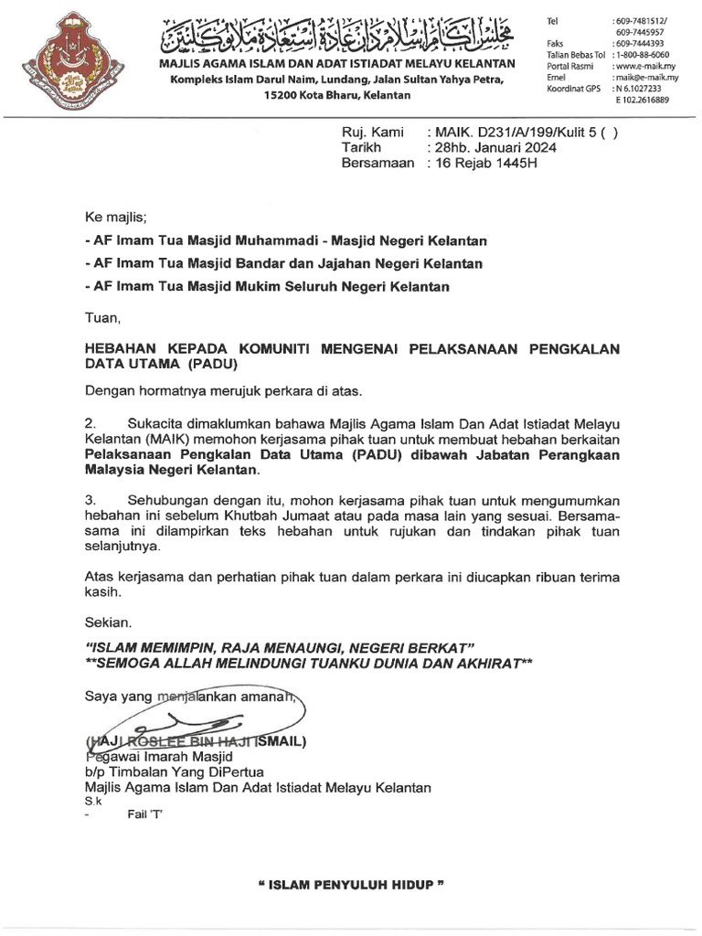 Hebahan Jabatan Perangkaan Malaysia | PDF