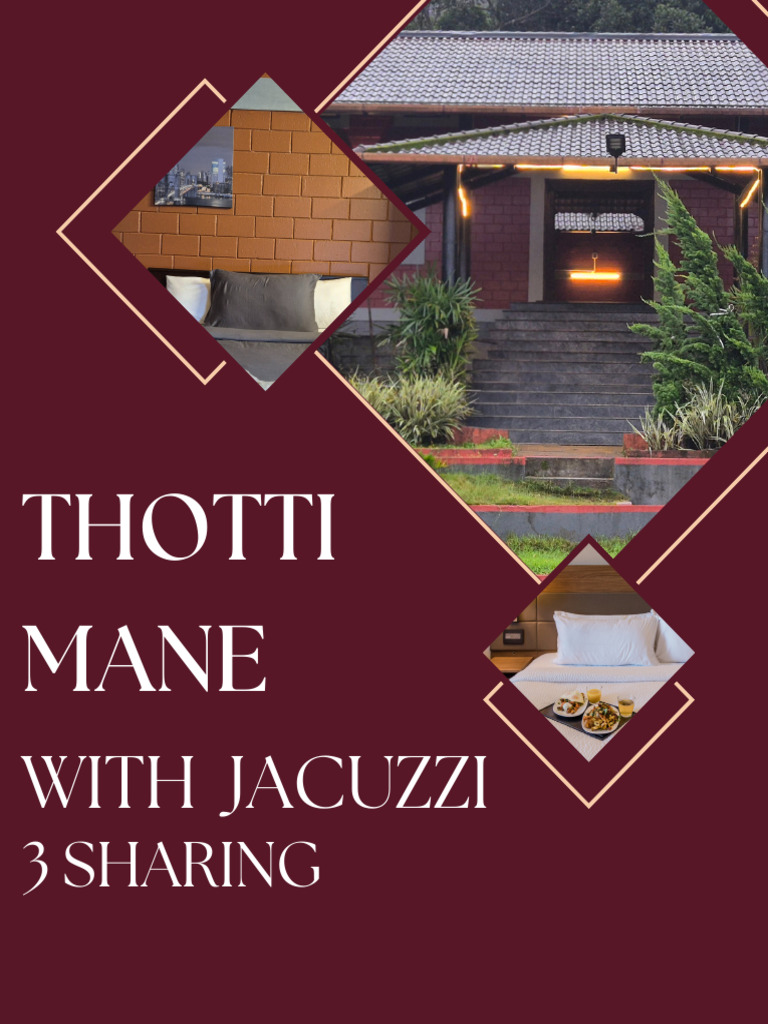 Thotti Mane With Jacuzzi | PDF