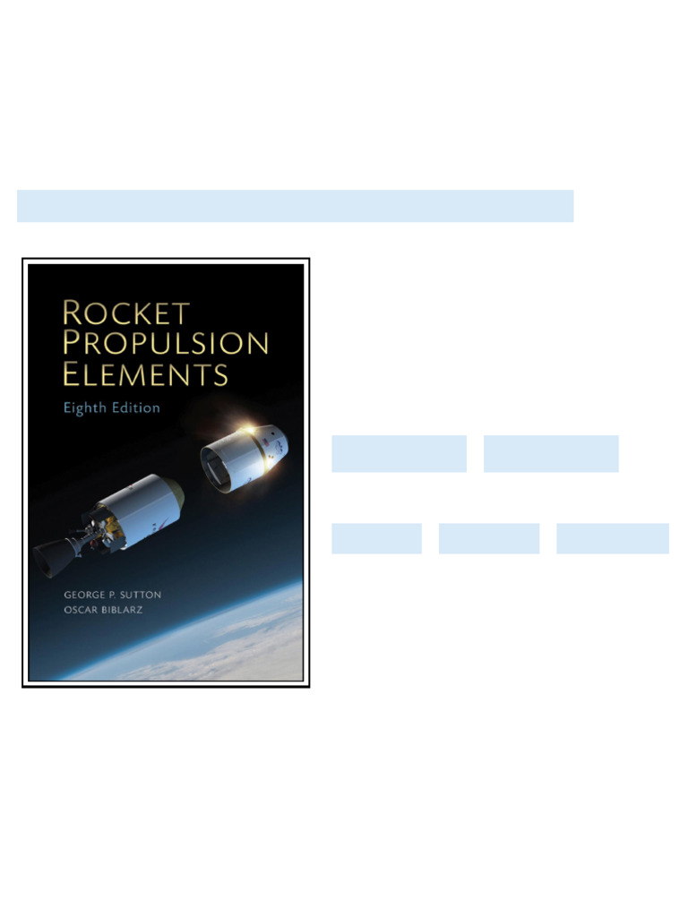 Rocket Propulsion Elements online pdf | PDF