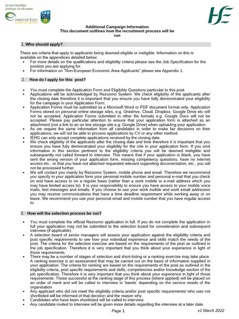 Recruitment Process and Application Guide | PDF | Identity Document