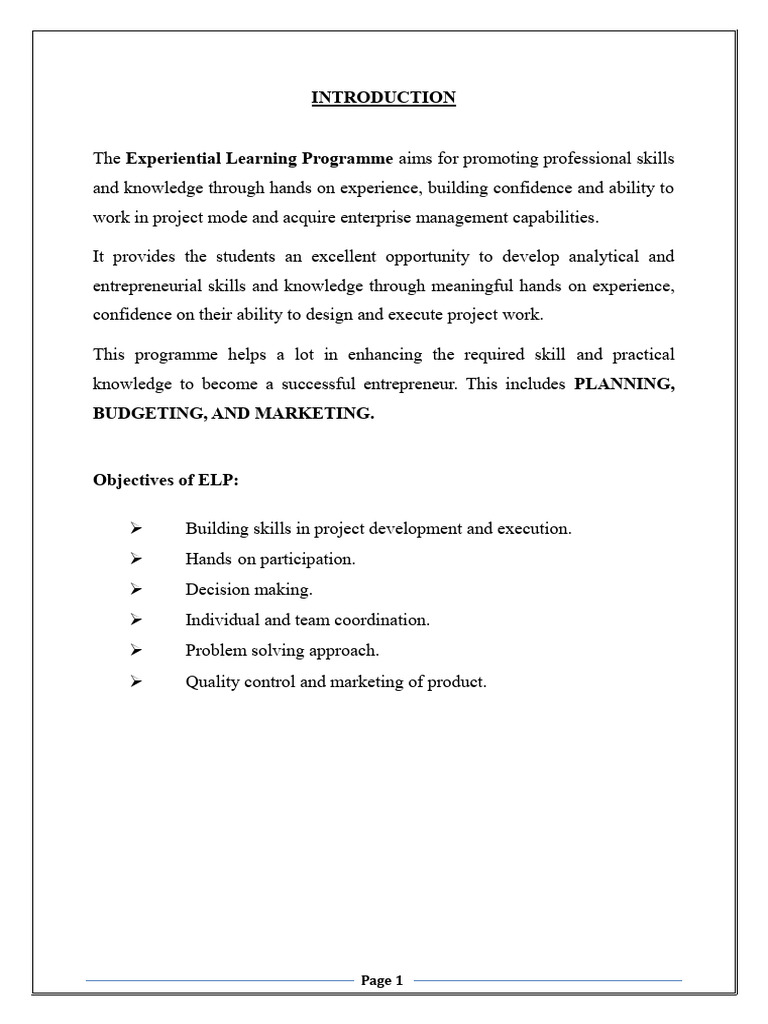 Report on Elp Food Processing Ritika Final Done | PDF | Food Processing ...