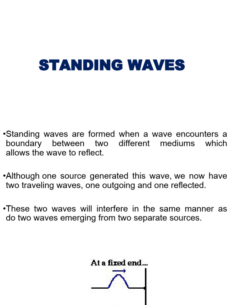 1. Standing Waves | PDF | Waves | Sound