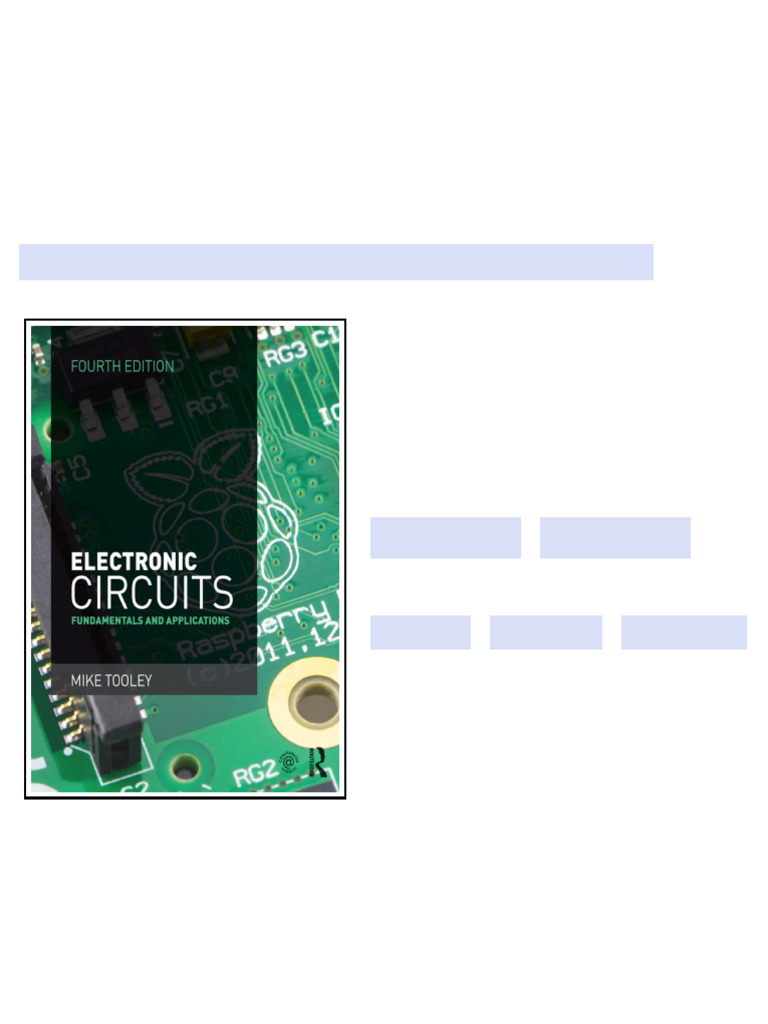 Electronic Circuits Fundamentals & Applications all chapters available | PDF