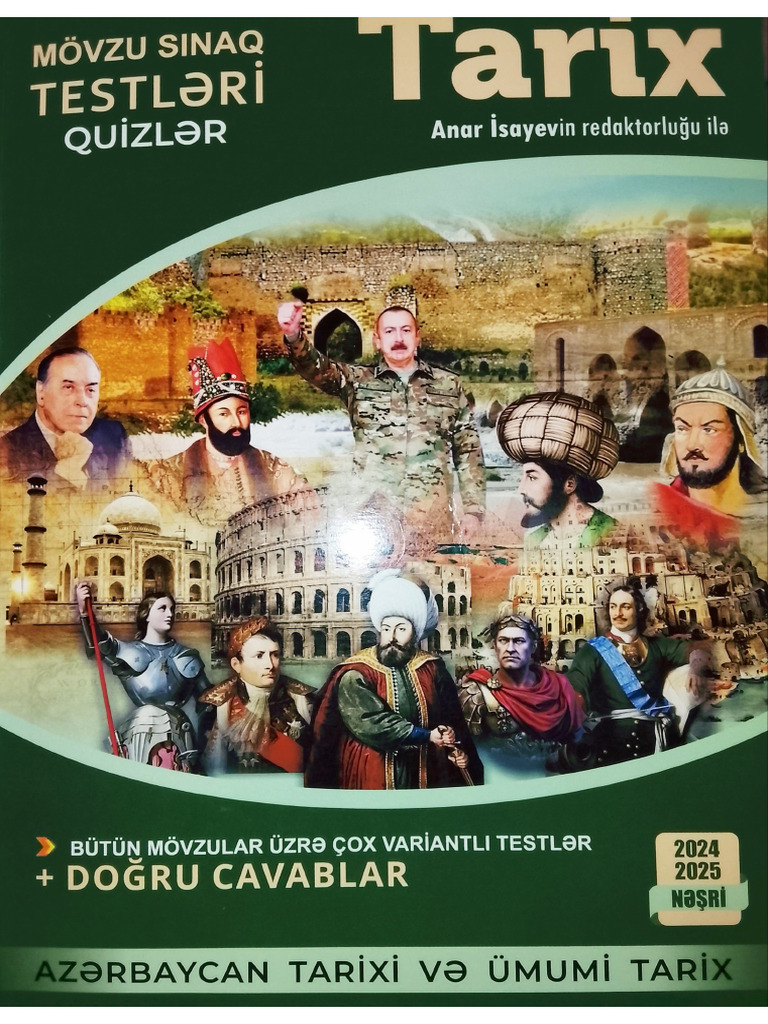 Yaşıl Test Ümumi Tarix 2024-2025 | PDF