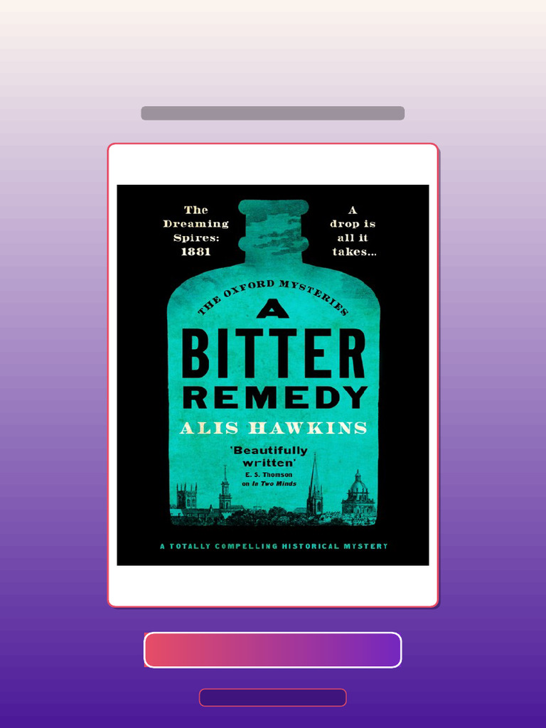 Test Bank for a Bitter Remedy Alis Hawkins | PDF | Learning | Science