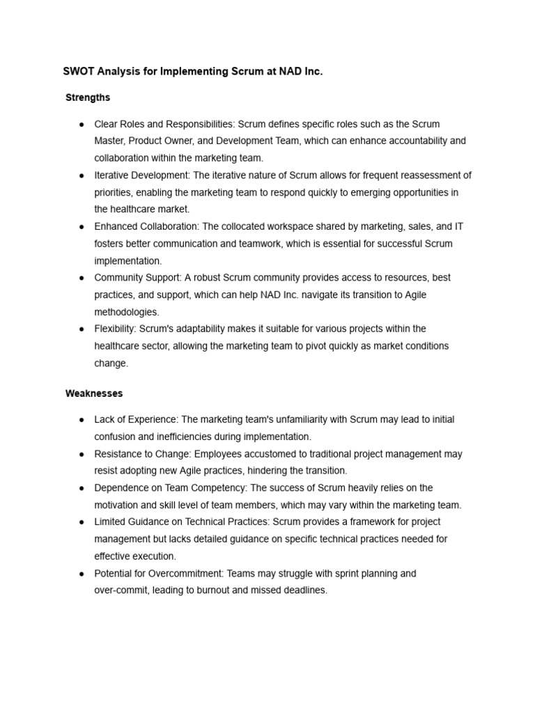 Exercise 1 | PDF | Scrum (Software Development) | Agile Software ...
