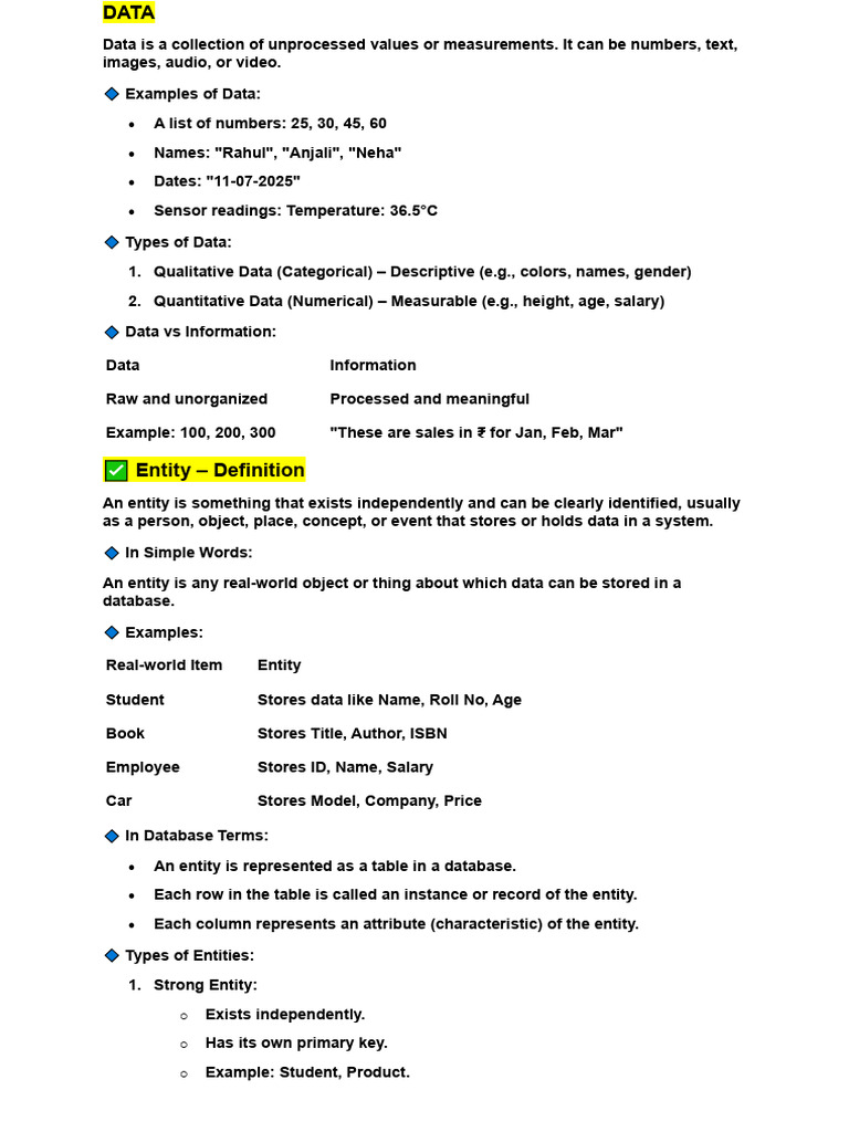 DSA UNIT 1 PART 1 | PDF | Data Type | Queue (Abstract Data Type)