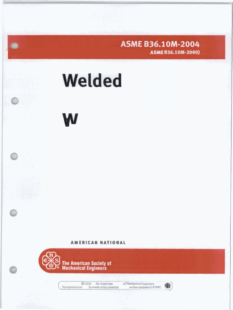 ASME Standard for Steel Pipe Specifications | PDF | Pipe (Fluid ...