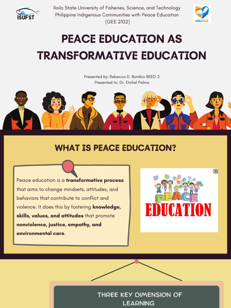 PEACE EDUCATION AS TRANSFORMATIVE EDUCATION_20250917_225311_0000 | PDF ...